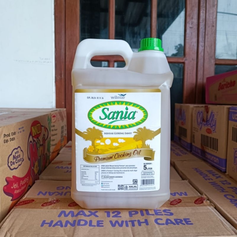 Jual SANIA MINYAK GORENG JIRIGEN 5 LITER | Shopee Indonesia