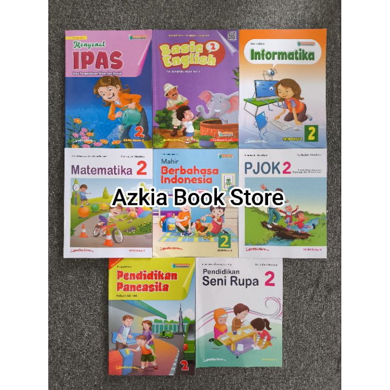 Jual YUDISTIRA_BUKU PELAJARAN KURIKULUM MERDEKA KELAS 2 SD/MI | Shopee Indonesia