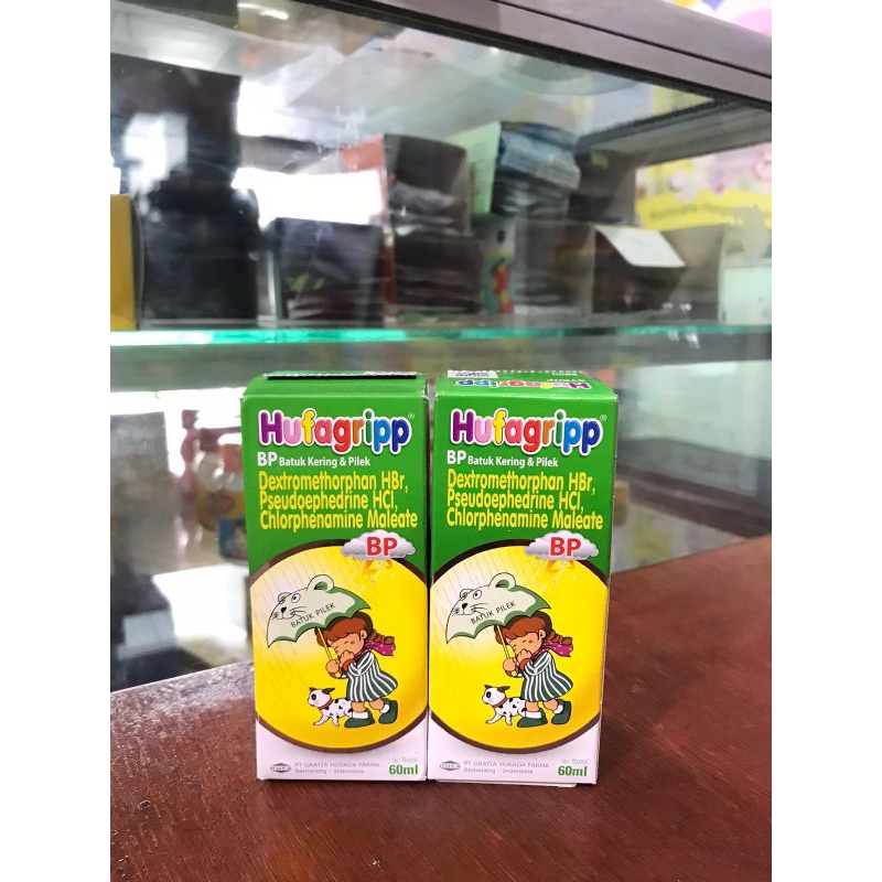 Jual HUFAGRIP DEMAM ( MERAH ) 60ML , HUFAGRIP BP ( HIJAU ) 60ML ...
