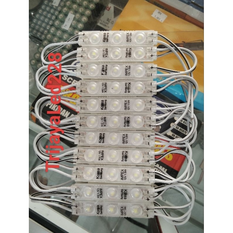 Jual led module diamond samsung impex 1.5W 12V putih (cold white ) | Shopee Indonesia
