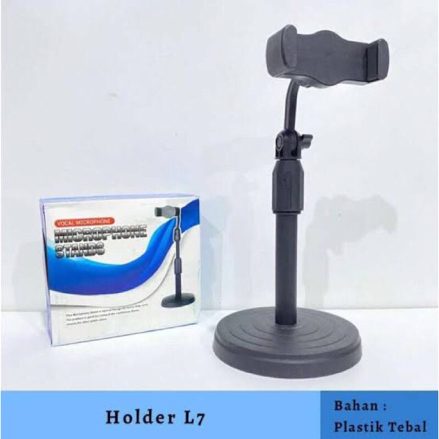 Jual standing phone holder hp stand meja HD25 live zoom virtual meeting ...