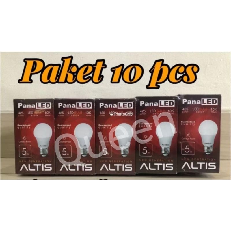 Jual LED PANALED ALTIS 5 Watt / PACK Isi 10 Pcs | Shopee Indonesia