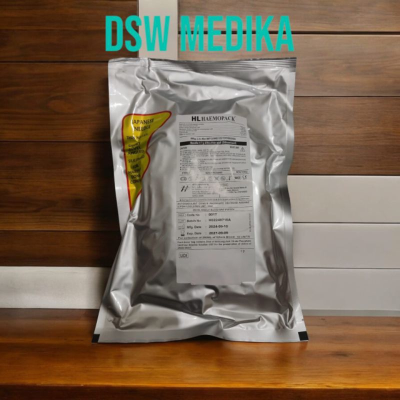 Jual BLOOD BAG SINGLE / DOUBLE / TRIPLE | KANTONG DARAH | Shopee Indonesia