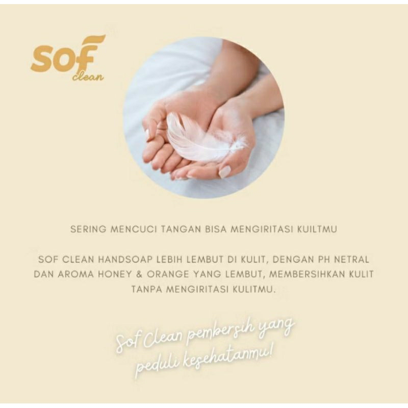 Jual Sof Clean Hand soap Orange & Honey 5 Liter | Shopee Indonesia