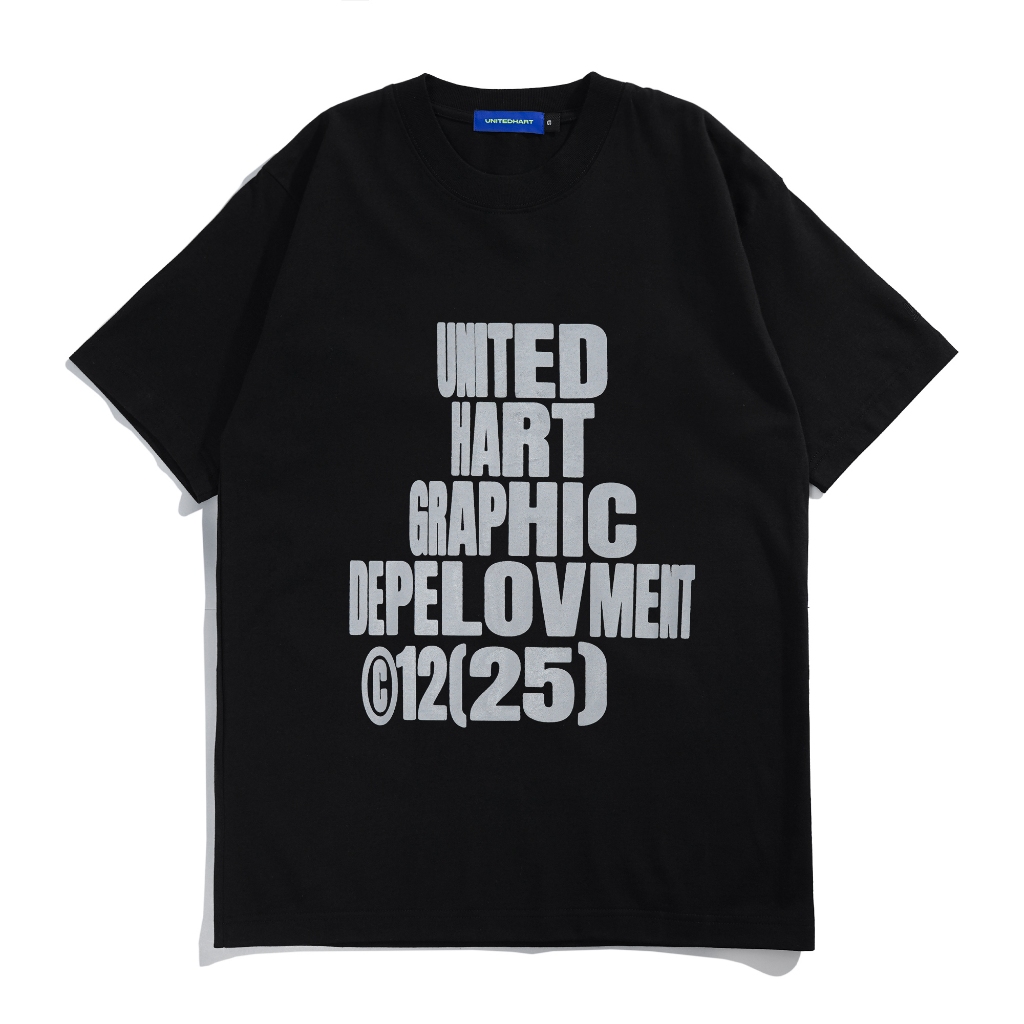 Jual UH! Tshirt Heavyweight Cotton - GRAPH DEV BLACK | Shopee Indonesia