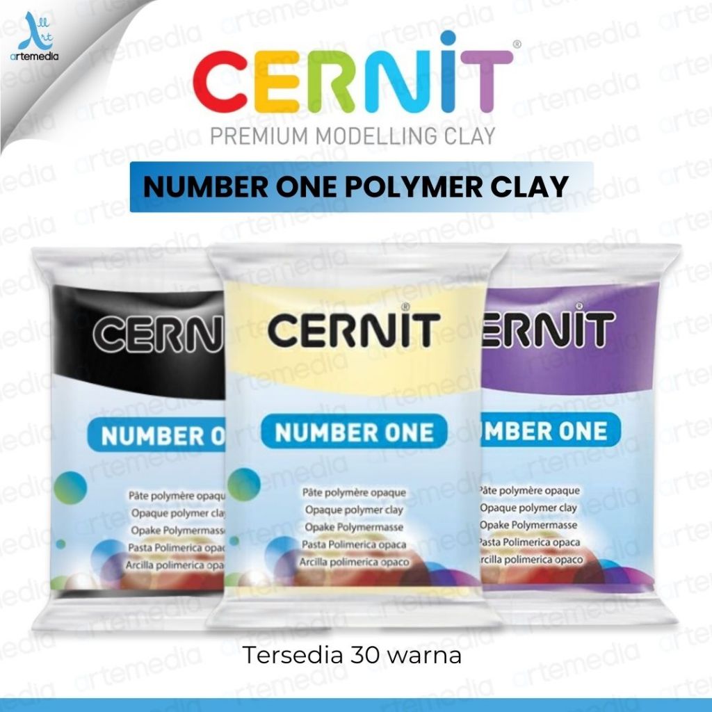 Jual Cernit Number One Polymer Clay Modeling Dekoratif 1/2 | Shopee ...