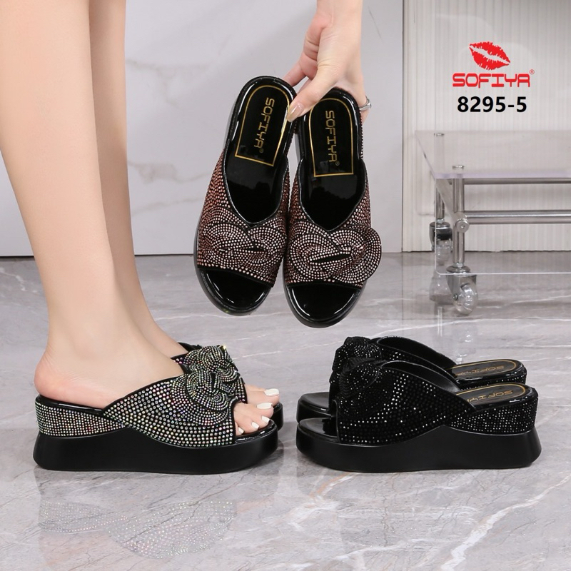 Jual SOFIYA 8295 5 / SENDAL WEDGES LEBARAN WANITA TERBARU BEST SELLER ...