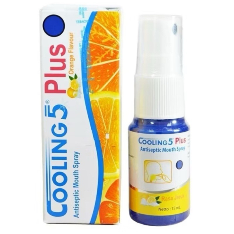 Jual COOLING 5 PLUS ORANGE SPRAY 15 ML - Antiseptik Spray Pembersih ...