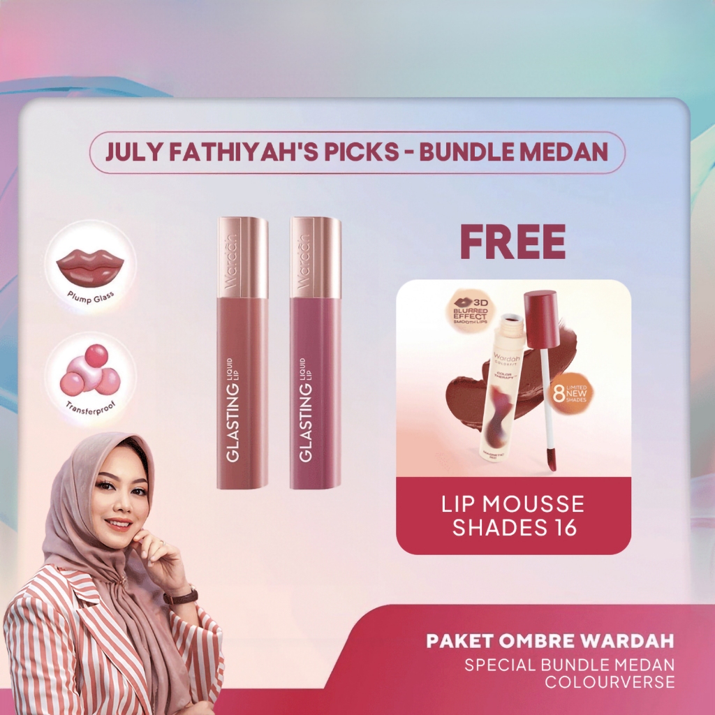Jual [JULY FATHIYAH'S PICKS: BUNDLE MEDAN] WARDAH SPECIAL COLOURVERSE ...