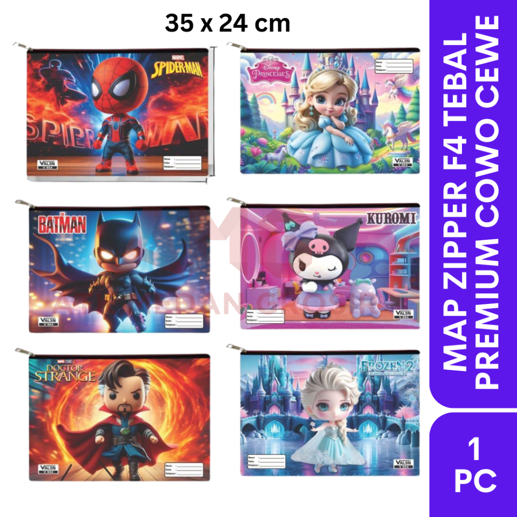 Jual MAP SLETING ZIPPER F4 BUKU ANAK SEKOLAH PREMIUM TEBAL | Shopee ...