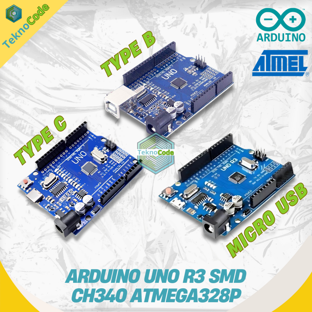 Jual Arduino Uno R3 SMD Ch340G Atmega328P Compatible Board UNO R3 | Shopee Indonesia