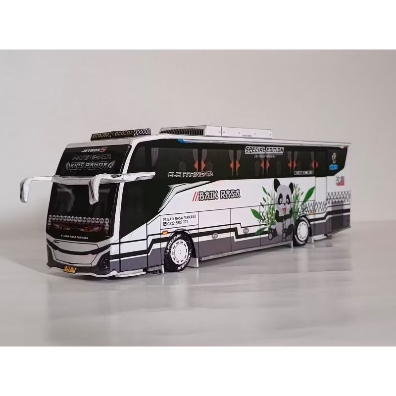Jual Miniatur Papercraft Bus Baik Rasa Kids Panda jb 5 Skala 43 ...