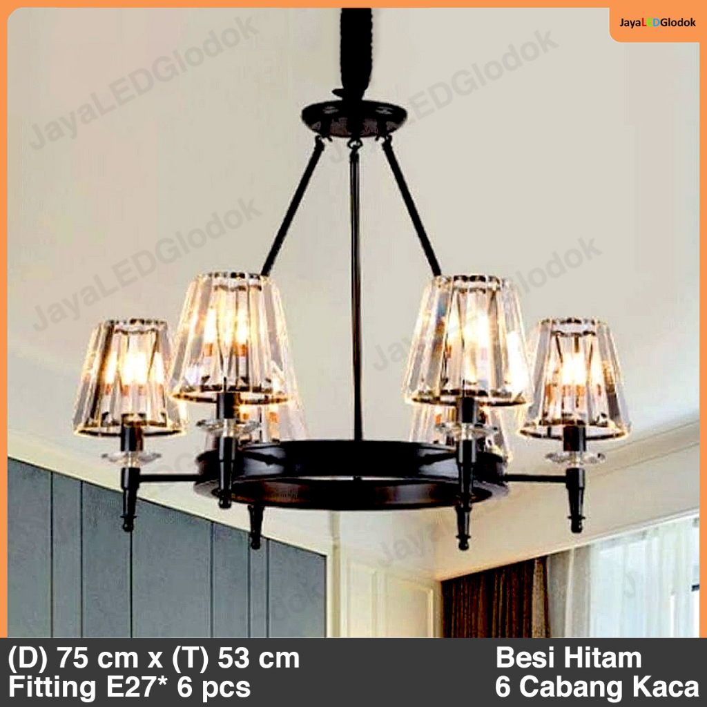 Jual Lampu Gantung Klasik Industrial Ruang Tamu Antik Kastil Eropa ...