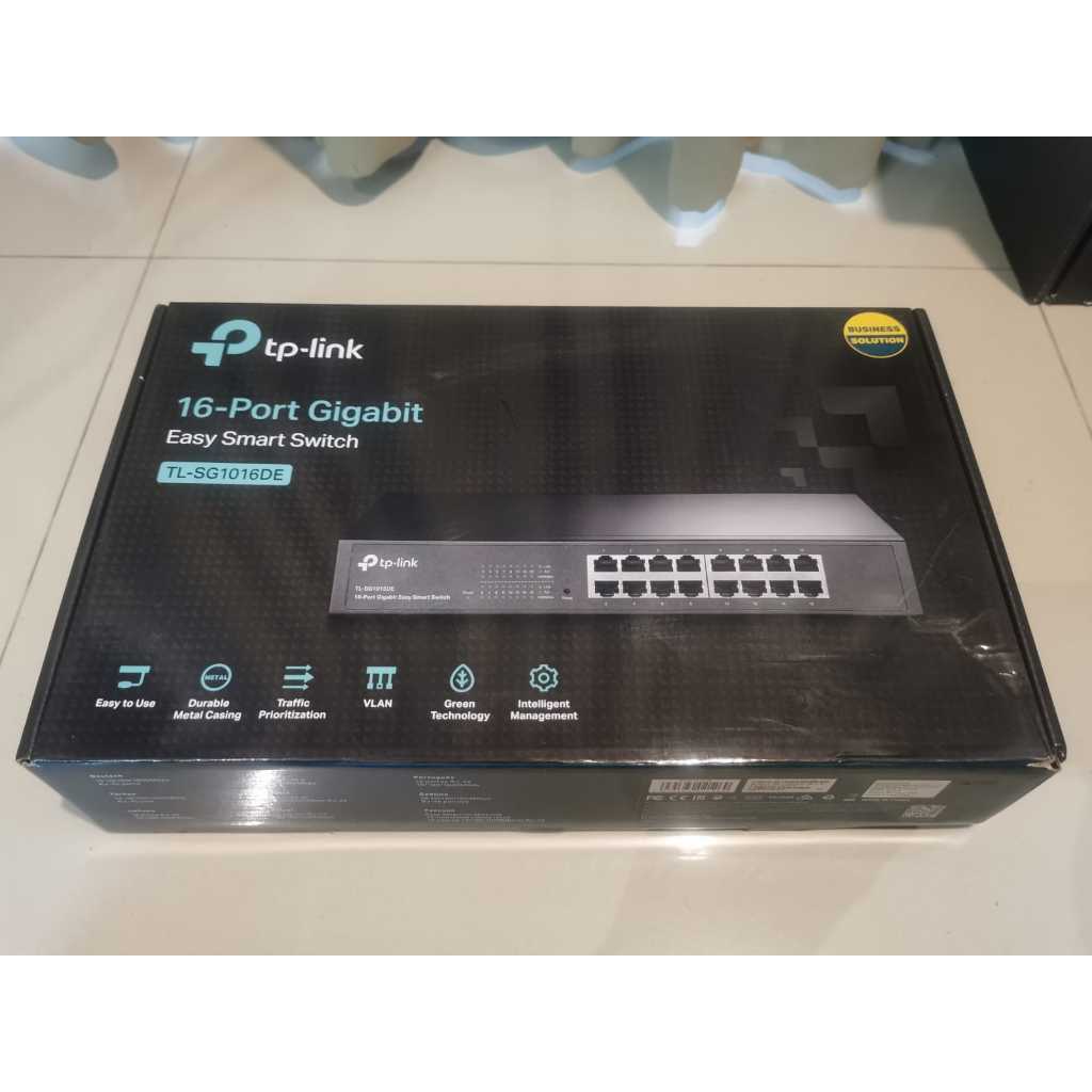 Jual TP-LINK TL-SG1016DE 16-Port Gigabit Easy Smart Switch | Shopee ...