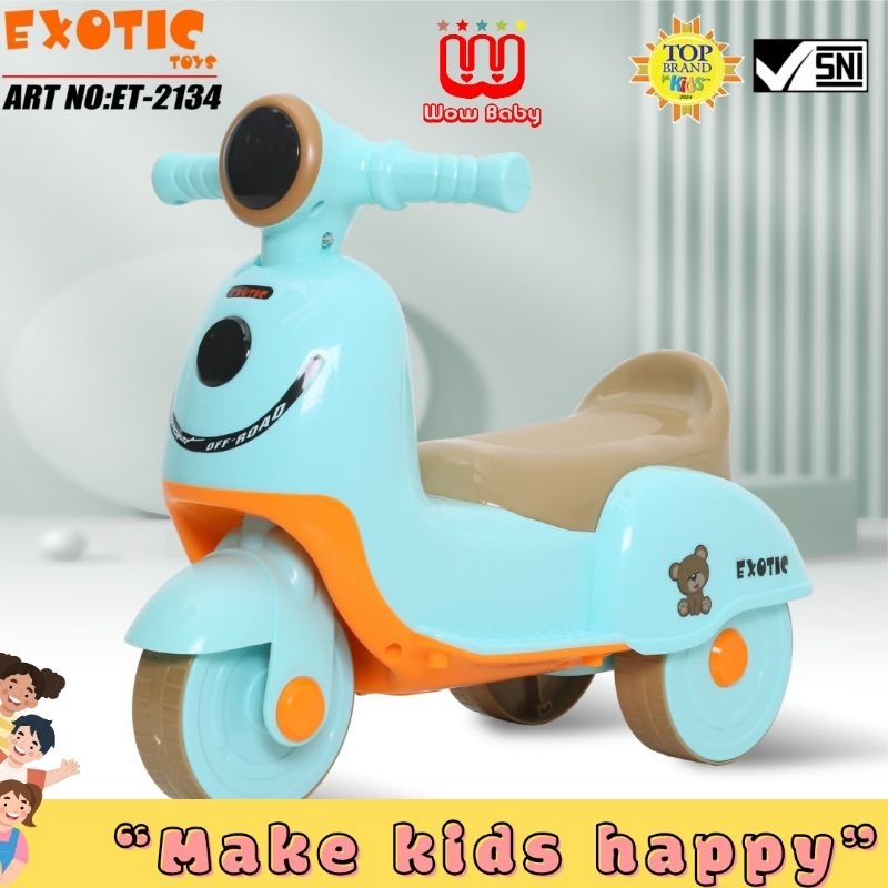Jual EXOTIC ET-2134/ ET-2153 RIDE ON VESPA MOTOR VESPA ANAK | Shopee ...