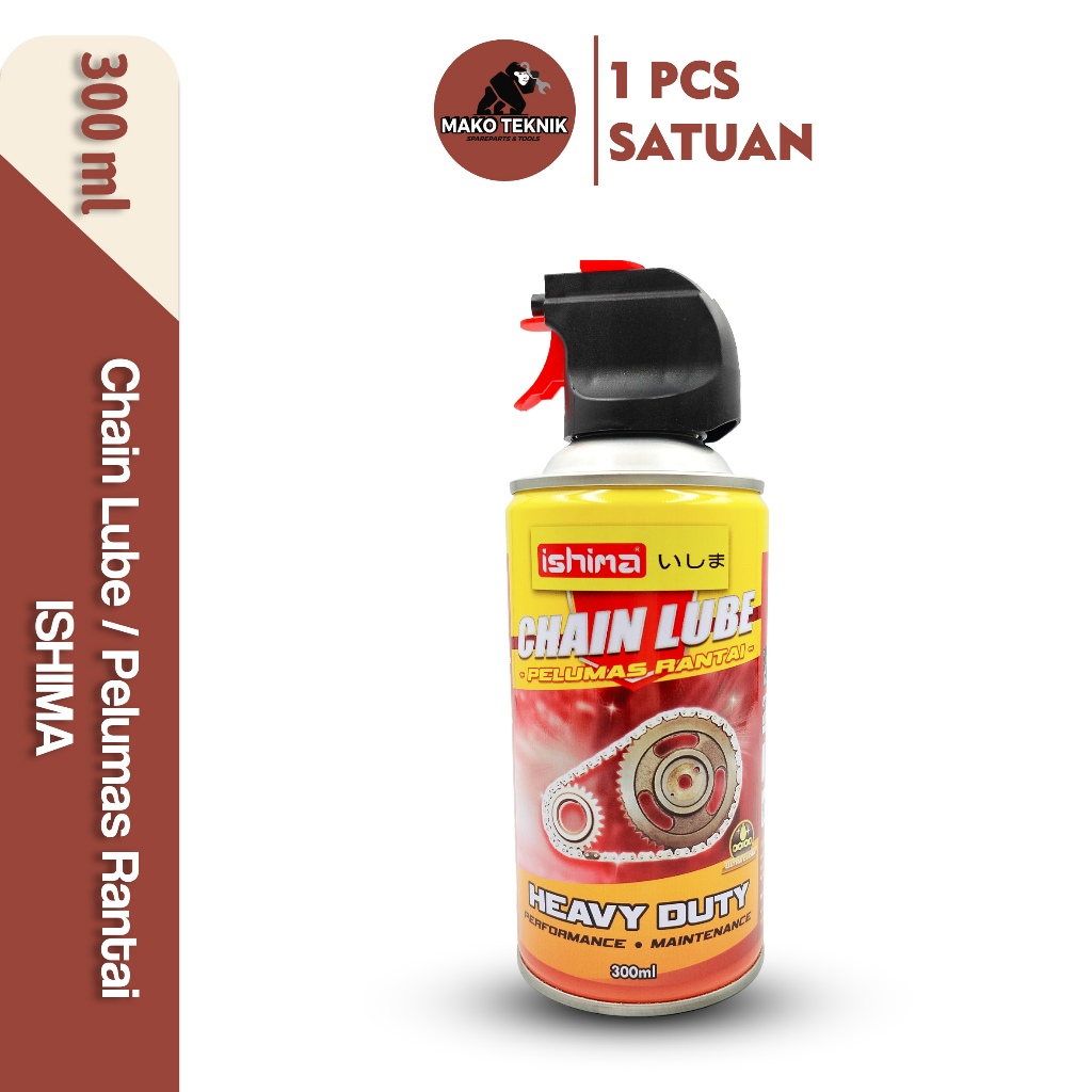 Jual Heavy Duty Chain Lube Pelumas Rantai Japan Quality 300 ml [ Ishima ...