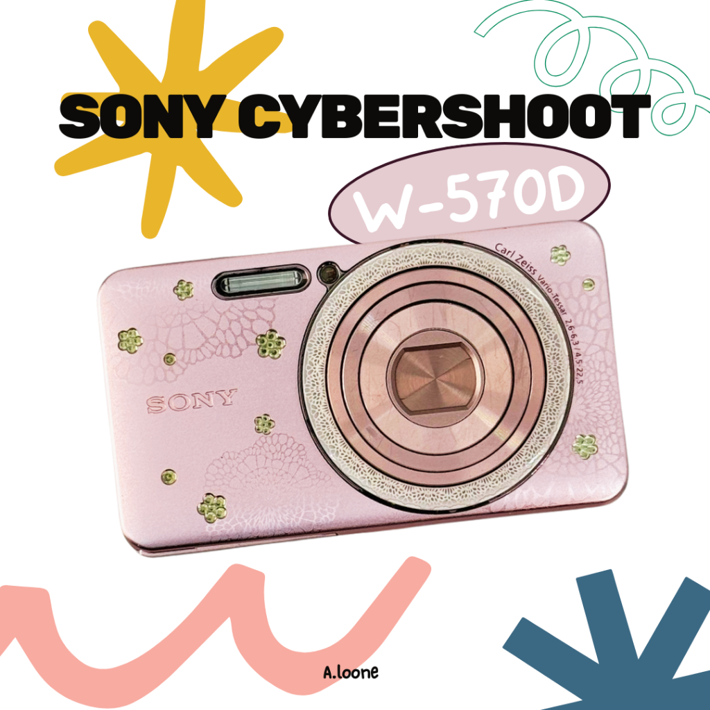 Jual SONY CYBERSHOOT W-570D LIMITED DIGICAM ROSE GOLD PINK !!! DIGICAM ...
