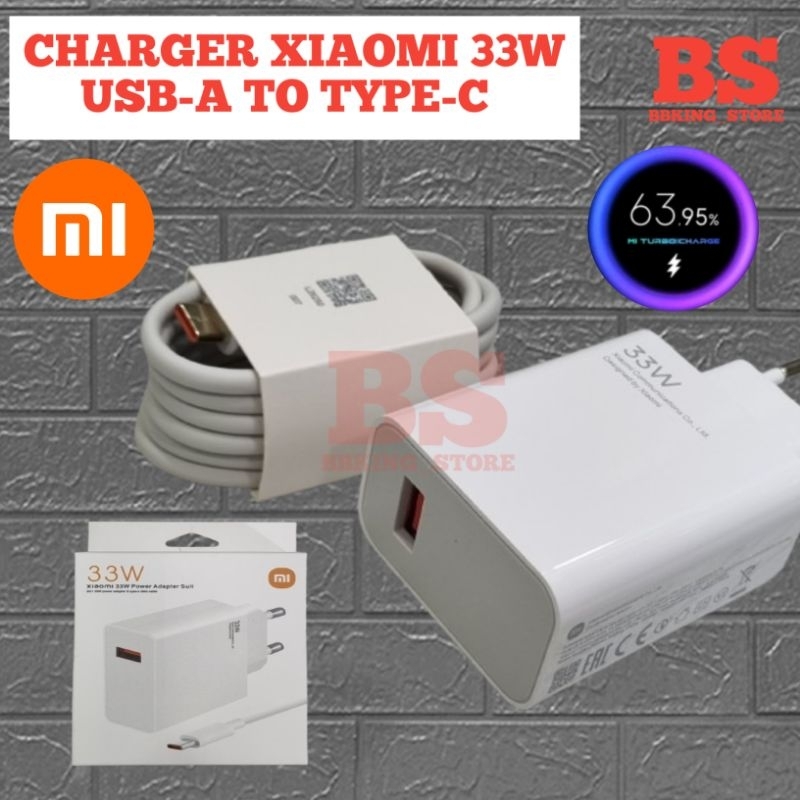 Jual CHARGER XIAOMI 33W TURBO CHARGING ORIGINAL | Shopee Indonesia