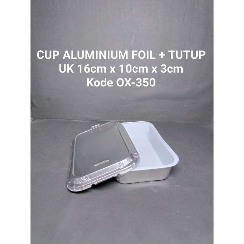 Jual Tray Aluminium AX-350 (Persegi 10pcs) | Shopee Indonesia