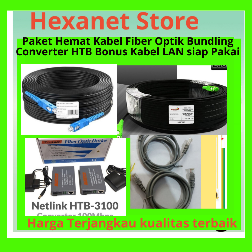 Jual Kabel Fiber Optik Drop Dropcore FTTH Kabel FO Precon 300 meter ...