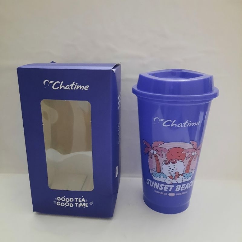 Jual LIMITED EDITION: Reusable Cup BTS BT21 X CHATIME Line friends (450 ml) | Shopee Indonesia