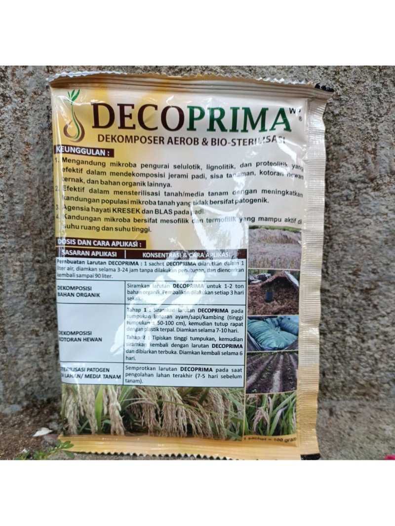 Jual DECOPRIMA decomposer dekomposer bio sterilisasi untuk fermentasi ...