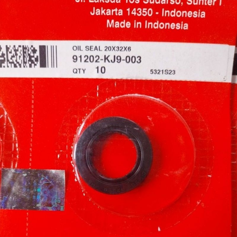 Jual SEAL AS PULLY OIL SEAL 20 × 32 × 6 SEMUA TYPE MOTOR HONDA KODE ...