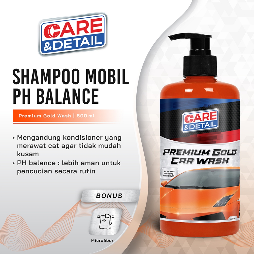 Jual Care & Detail Premium Gold Car Wash | Shampoo Sabun Cuci Mobil ...