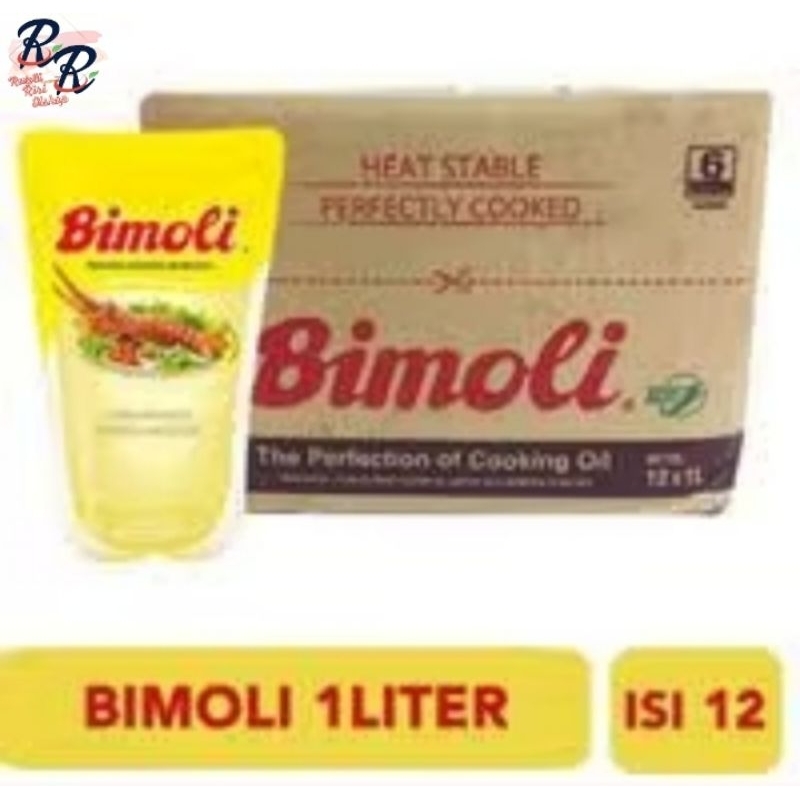 Jual MINYAK GORENG BIMOLI 1 LITER 1 DUS ISI 12 PCS | Shopee Indonesia