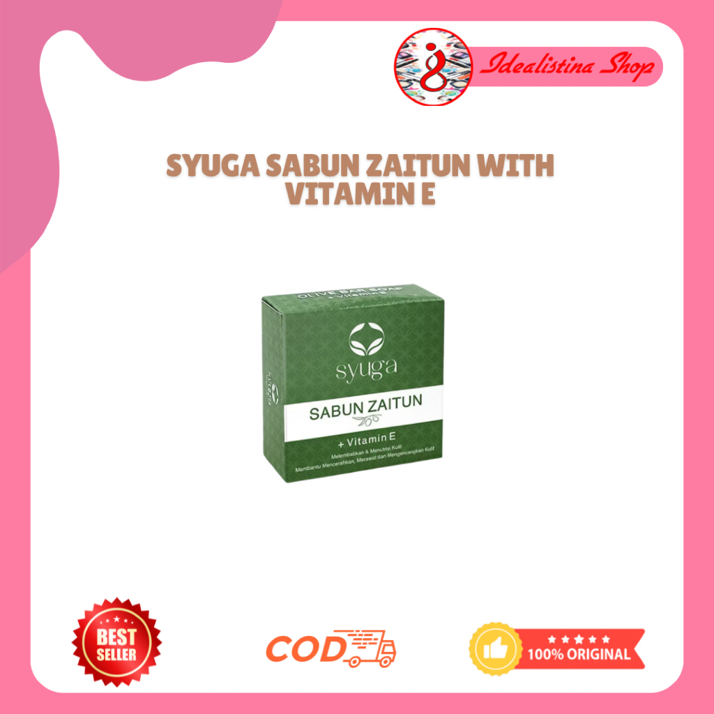 Jual Syuga Sabun Zaitun with Vitamin E 100gr Olive Bar Soap | Shopee ...