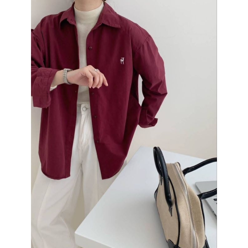 Jual NEW KEMEJA WANWAN 7703 COTTON SOFT DENIM BKK PREMIUM KOREAN STYLE ...