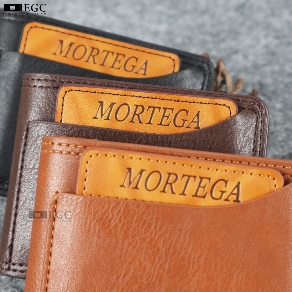 Jual Dompet Kulit Sintetis / Dompet Lipat Mortega Pria - M-501/M-9501/M ...