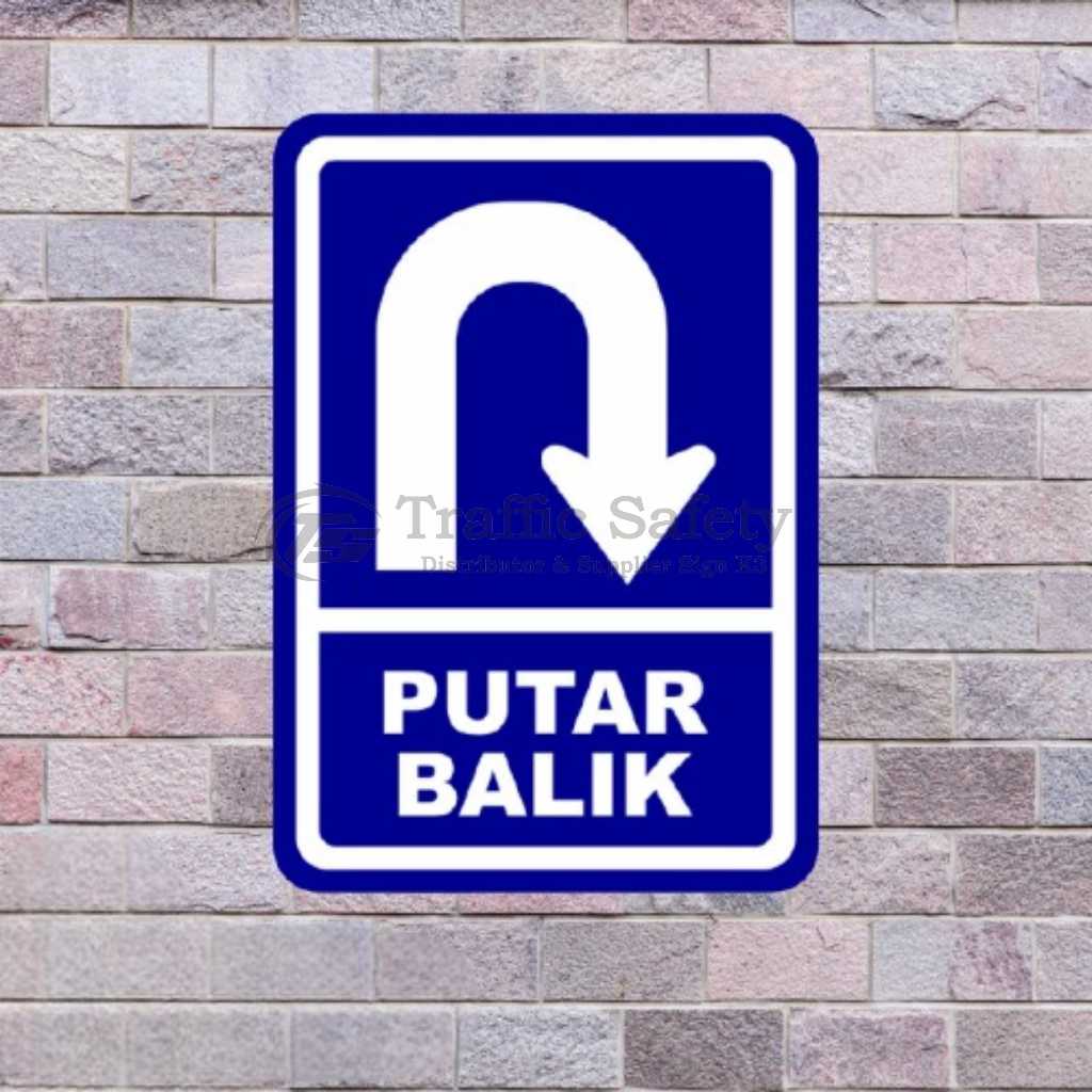 Jual Rambu petunjuk putar balik - Plat Alumunium 1.2mm | Shopee Indonesia