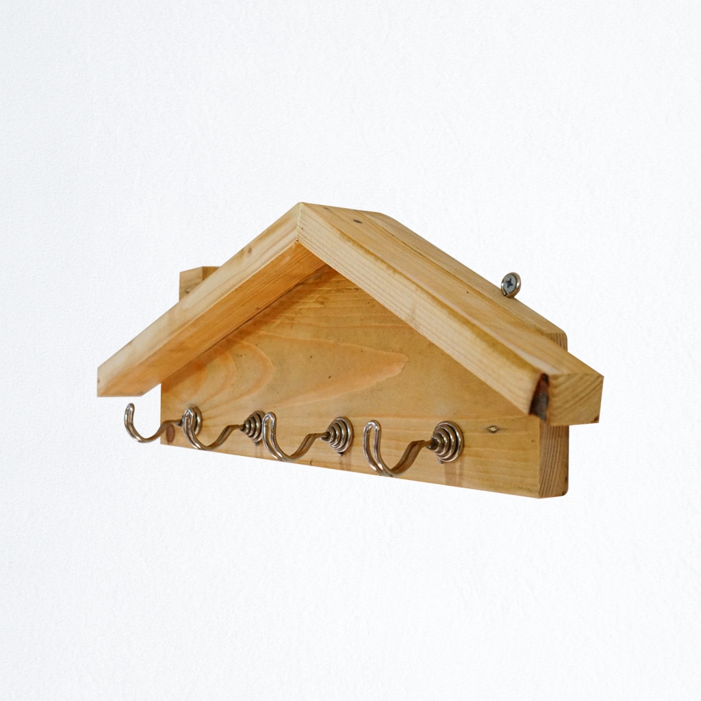 Jual Tempat Gantungan Kunci Aesthetic / Key Holder Kapstok Kayu ...