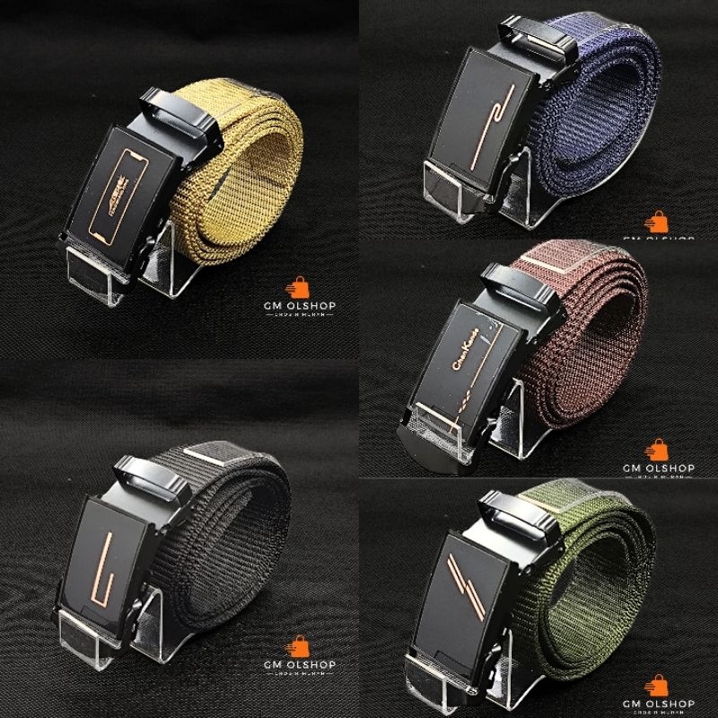 Jual Grosir gesper ikat pinggang sabuk katun nilon kanvas kain jepit ...