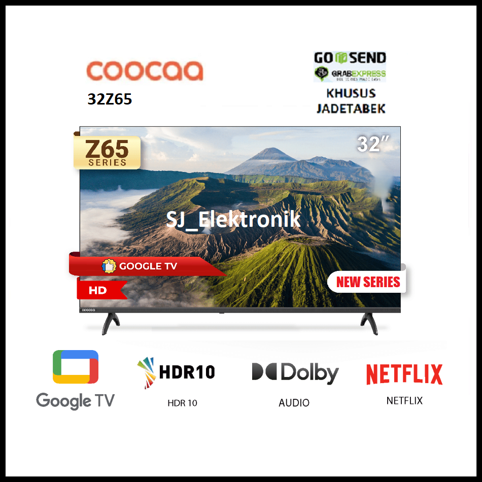 Jual CooCaa 32Z65 HD Google TV Digital TV | LED TV 32 Inch Z65 | Shopee ...
