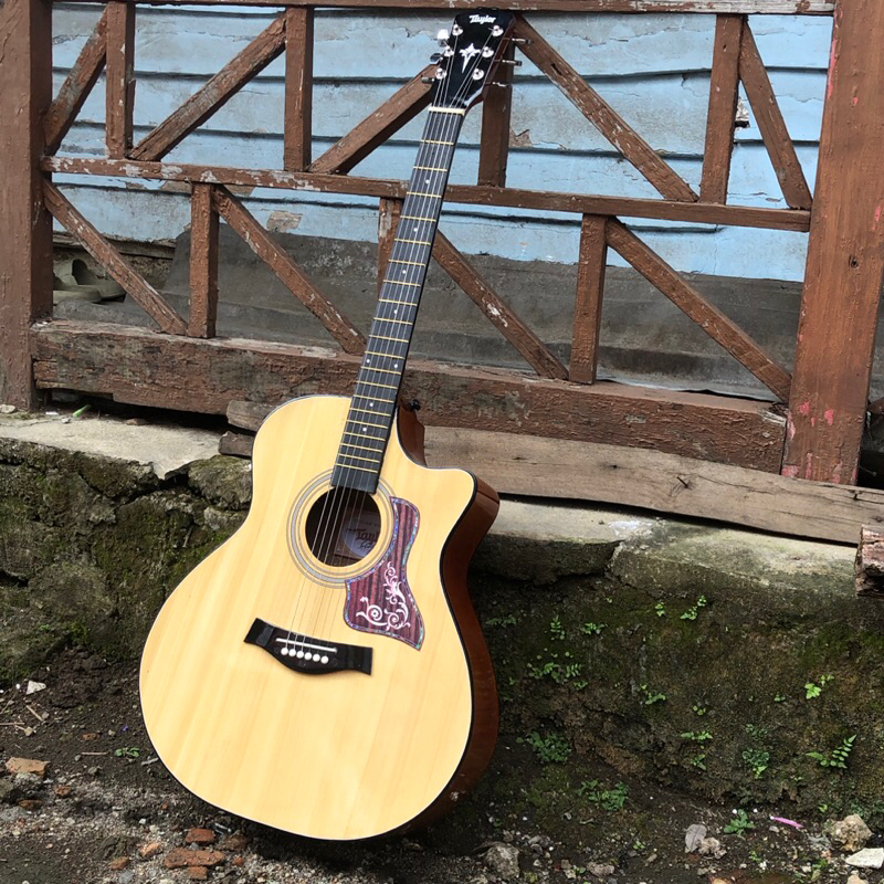 Jual gitar akustik elektrik tanam besi taylor Costume Hight Qualty ...