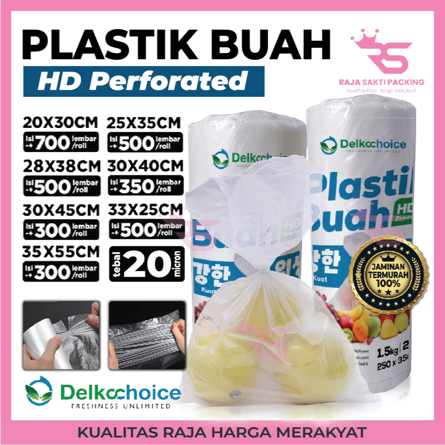 Jual Plastik HD Roll Buah Plastik Sayur Plastik Fotocopy Plastik Food ...