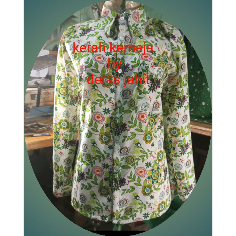 Jual seragam batik madrasah diniyah FKDT pria/wanita pul batik ...