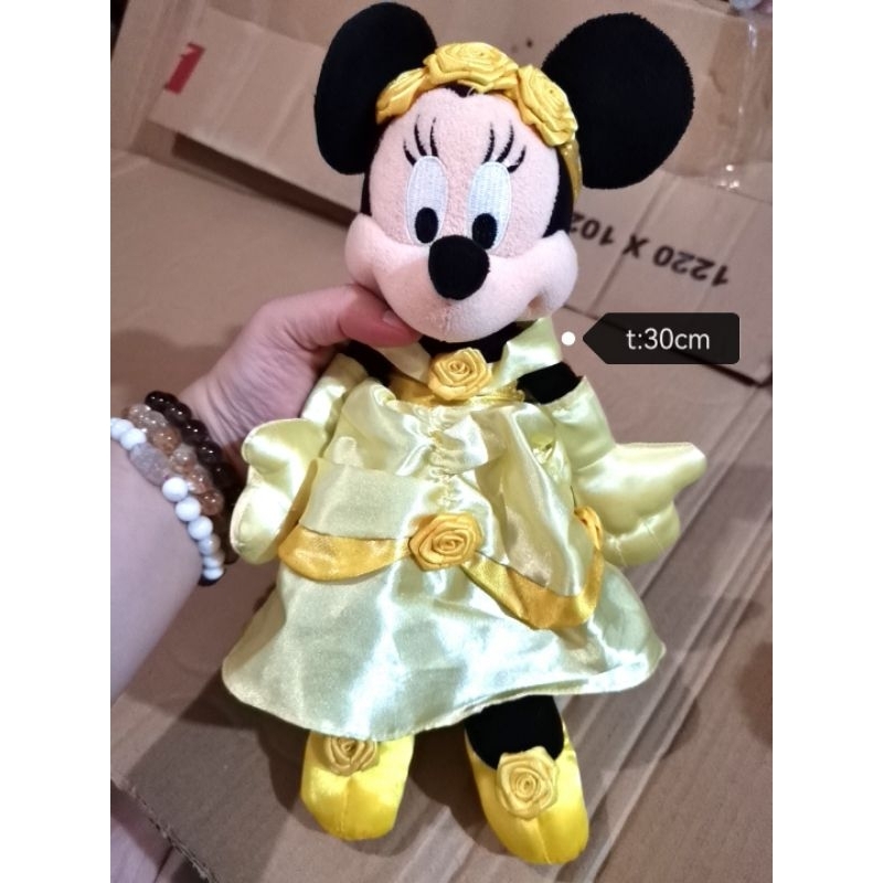 Jual boneka Disneyland Minnie Mouse Belle Theme beauty and the beast ...