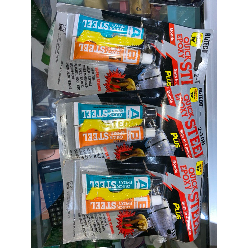 Jual Lem Alteco 2 Ton Quick Epoxy Steel 56,7gr Original Lem Besi | Shopee Indonesia