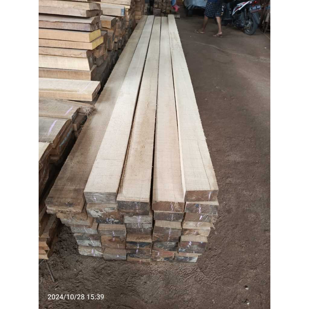Jual Balok 5x10 kayu marsawa | meranti kuning | Shopee Indonesia