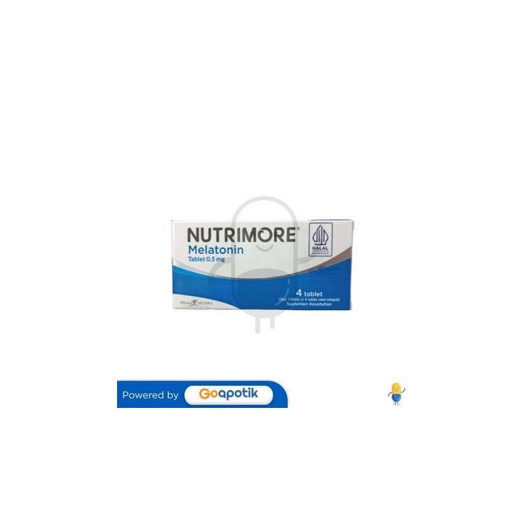 Jual NUTRIMORE MELATONIN 0.5 MG BOX 4 TABLET | Shopee Indonesia