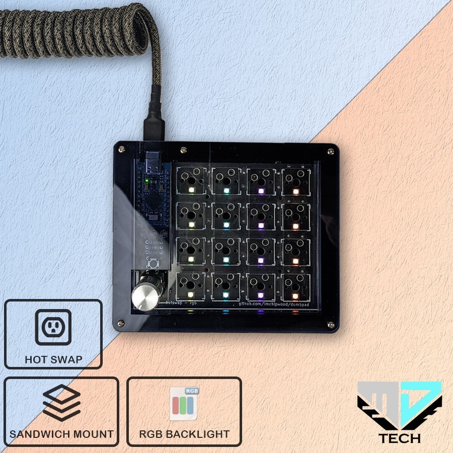 Jual Commission Dumbpad V3 Hotswap RGB Macropad Numbpad StreamDeck ...