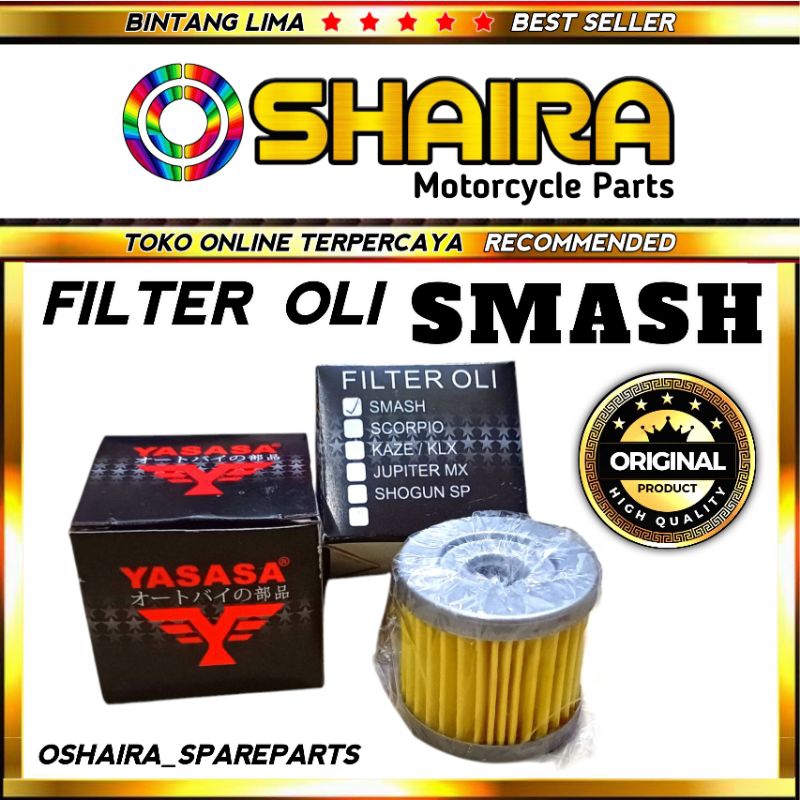 Jual FILTER OIL FILTER OLI SARINGAN OLI SMASH/SHOGUN/SATRIA FU/THUNDER ...