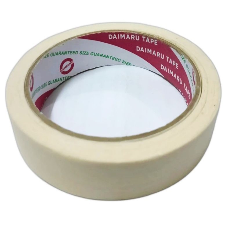Jual Lakban Kertas / Masking Tape Daimaru Ukuran 24 mm (1inchi) panjang ...