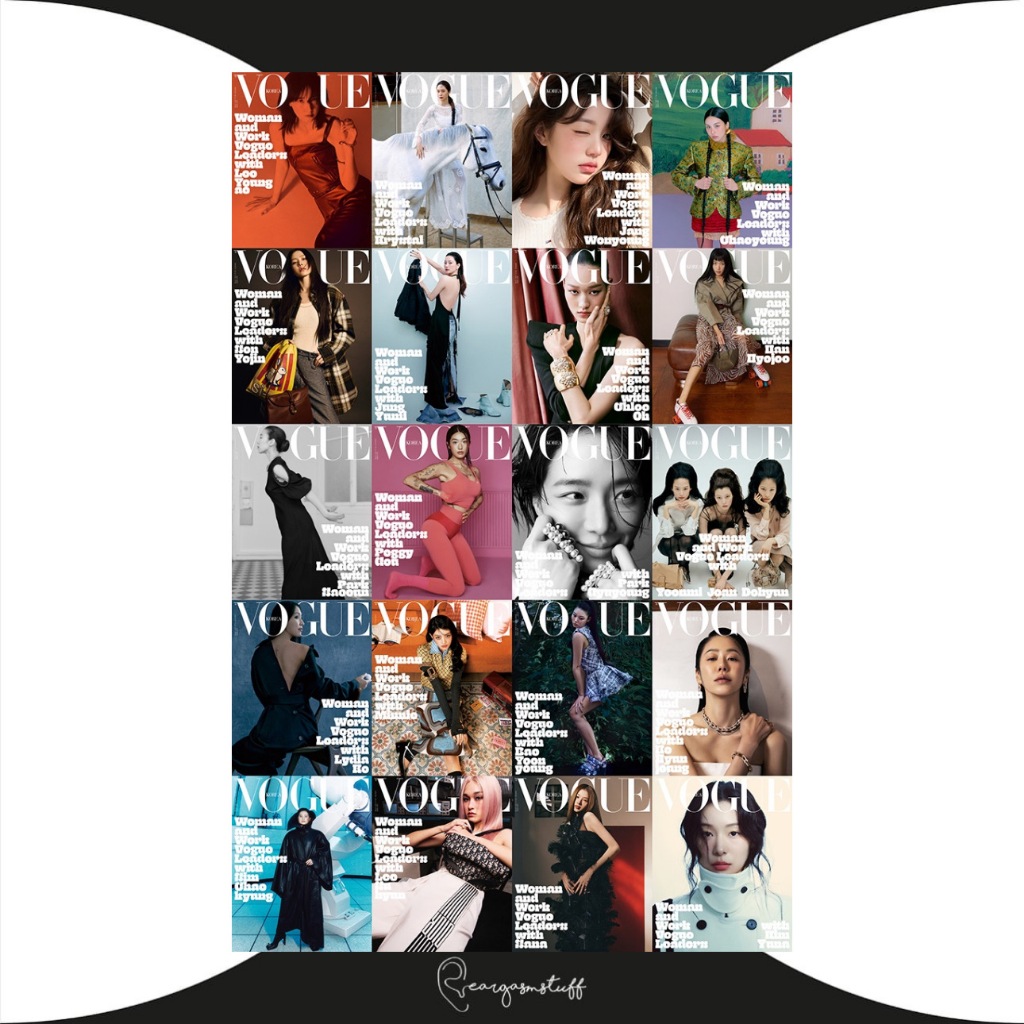 Jual VOGUE KOREA MAGAZINE MARCH 2025 Woman and Work Vogue Leaders Go ...