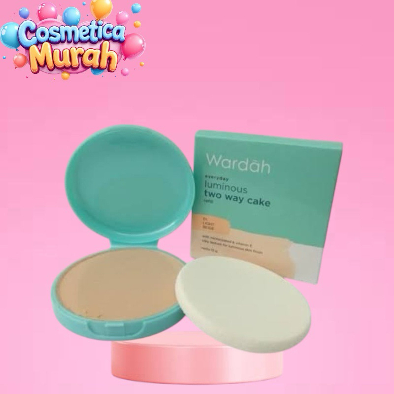 Jual (uo,x) WARDAH REFILL TWO WAY CAKE EVERYDAY LUMINOUS - ISI ULANG BEDAK PADAT | Shopee Indonesia