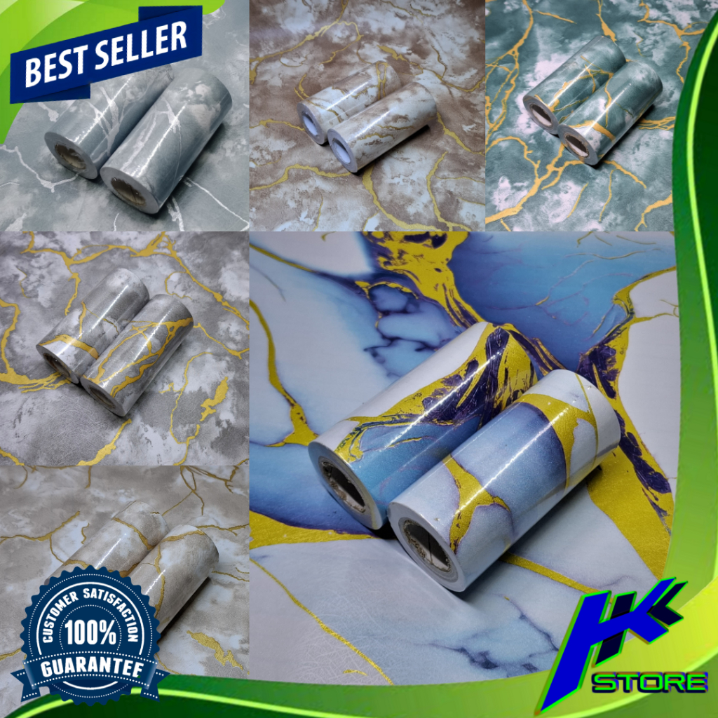 Jual Border List Wallpaper Motif Marmer 10cm x 10m Sticker Dekorasi ...