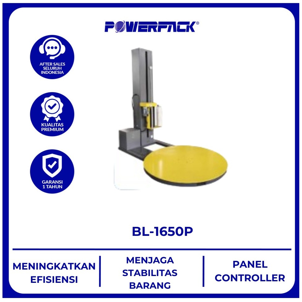 Jual POWERPACK BL-1650P PALLET STRETCH WRAPPING MACHINE | Shopee Indonesia